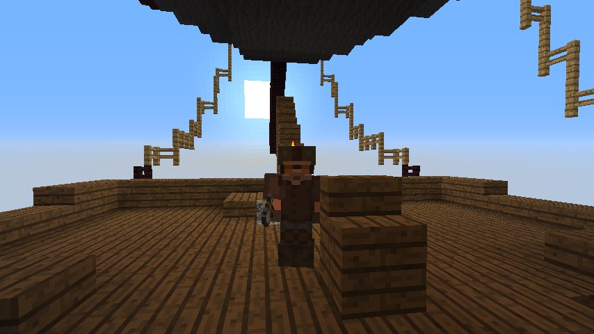 Icarus Airship (Guns Of Icarus) Minecraft Map