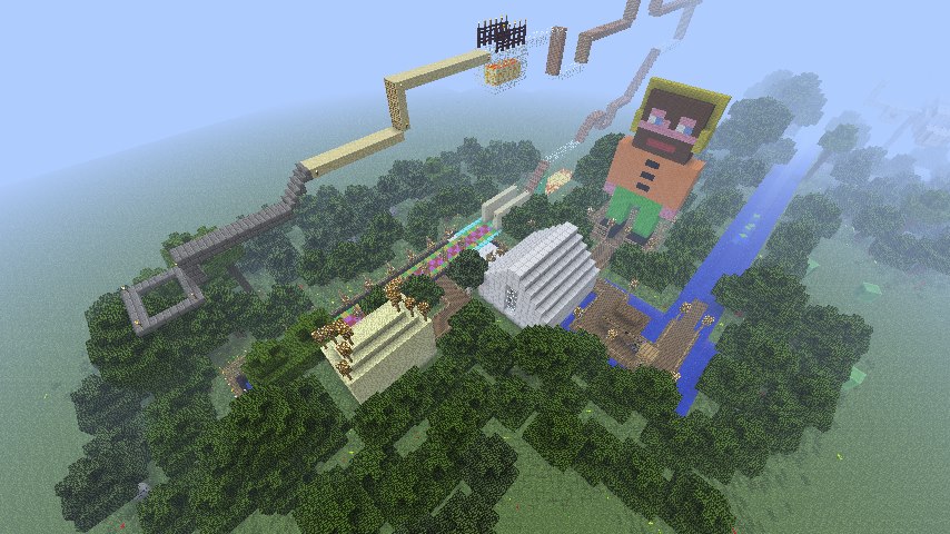 City and Village Minecraft Map