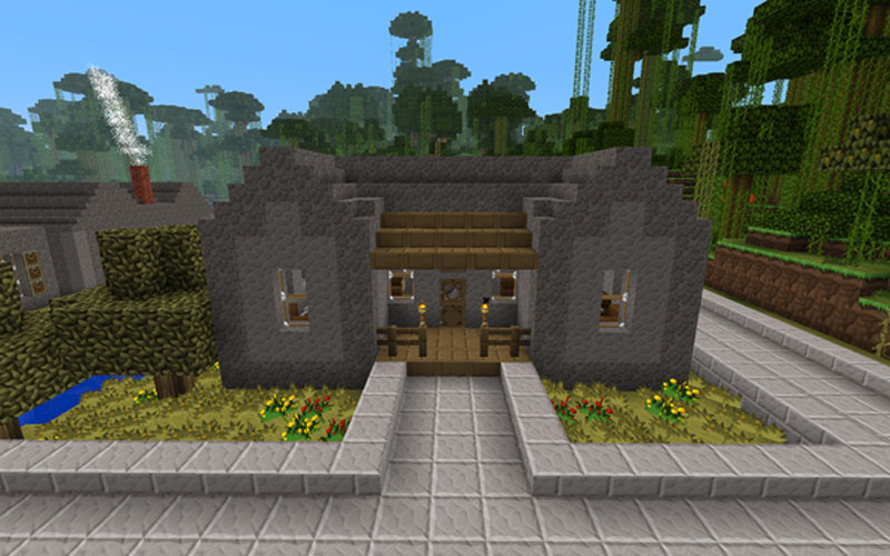 Survival village (Multiplayer map) (survival)+ Mob fight arena ...