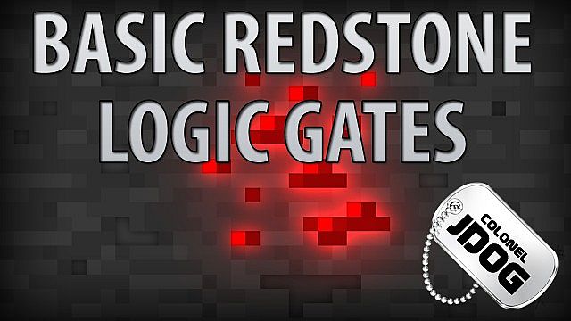 Basic Redstone Logic Gates Minecraft Map