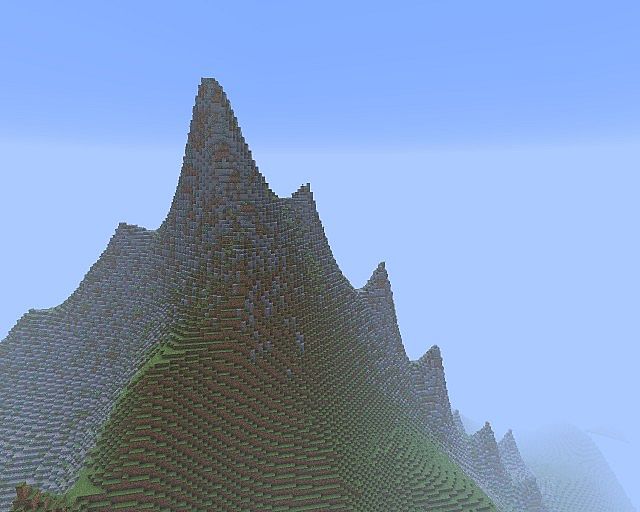 Another beautiful mountains Minecraft Map
