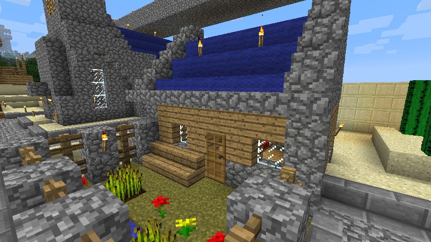 Blue Village Minecraft Map