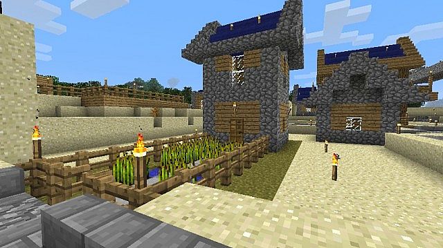 Blue Village Minecraft Map