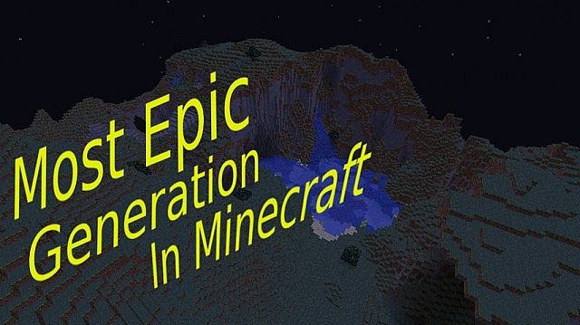 Epic world Generation! Minecraft Map