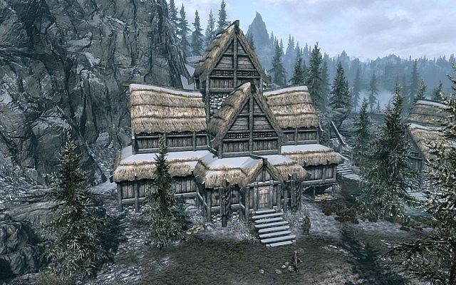 HighMoon Hall In Progress. Huge Skyrim House Minecraft Map