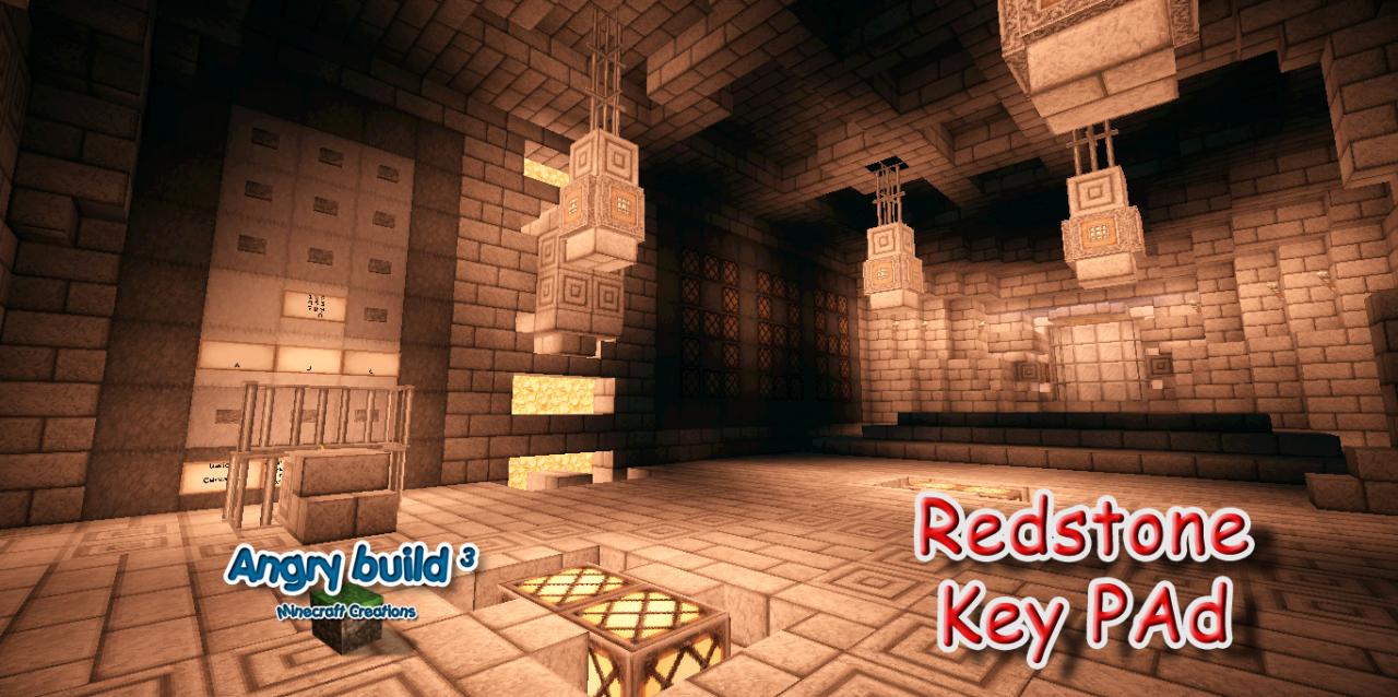 key Pad Redstone system Minecraft Map