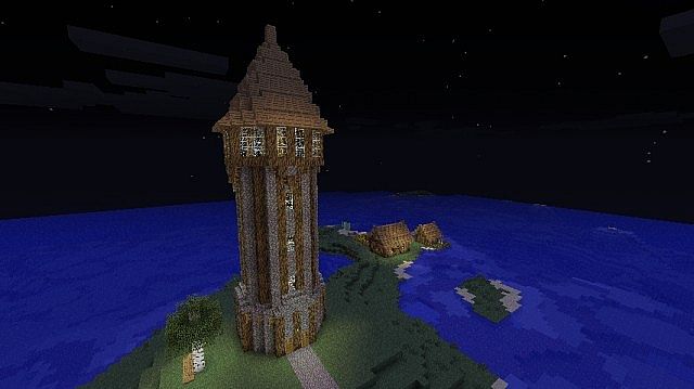 Large Medieval Lighthouse Minecraft Map