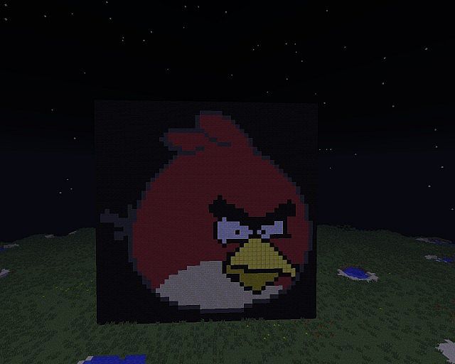 Angry Birds - Red Bird Minecraft Map