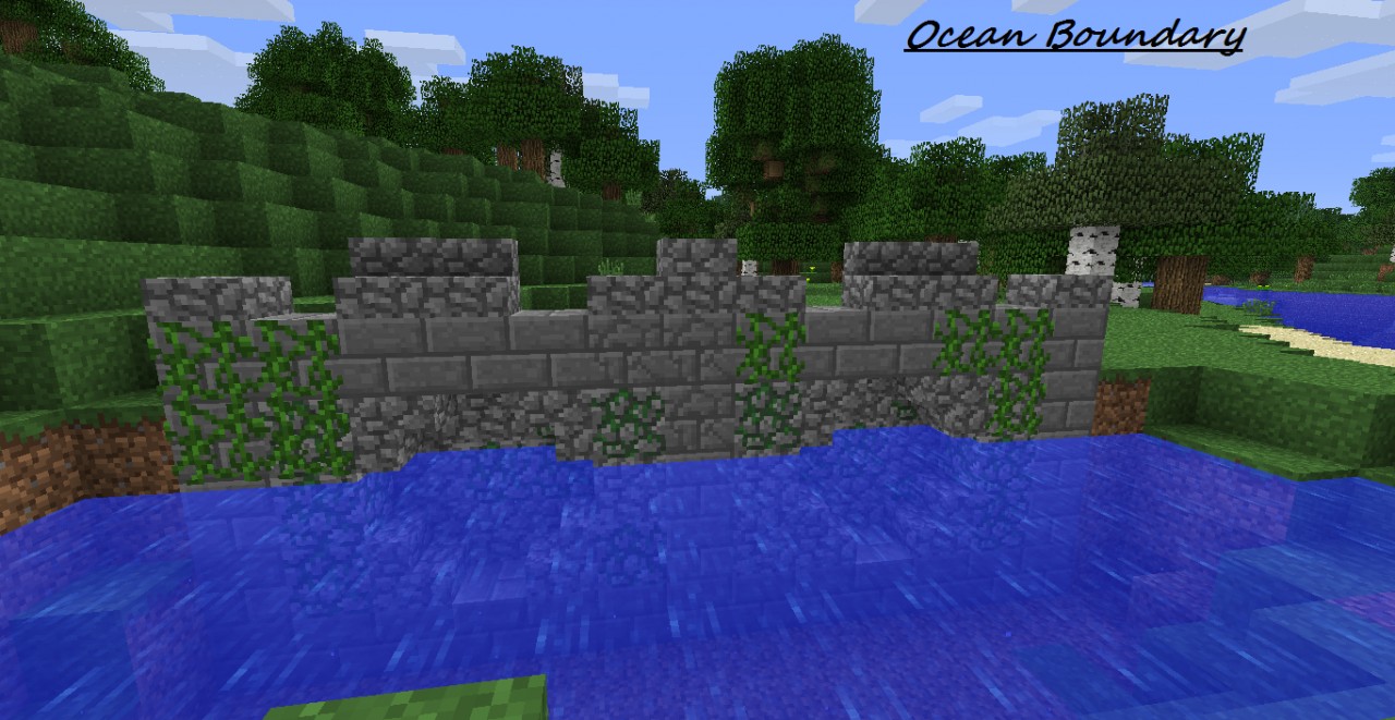 Ocean Boundary Minecraft Map