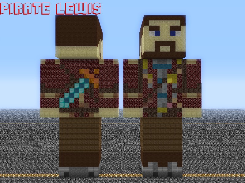 Pirate Lewis - Yogscast Statue Series Minecraft Map