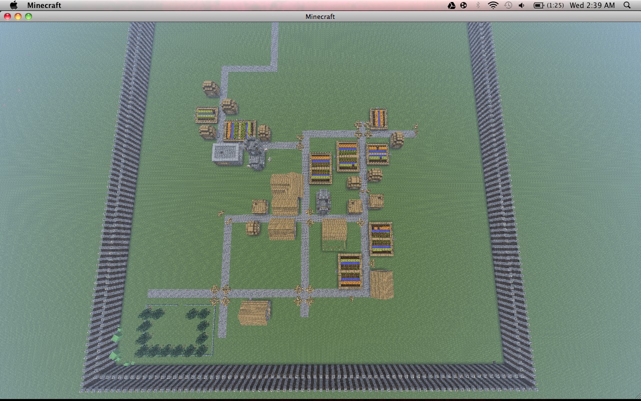 Improved NPC village Minecraft Map