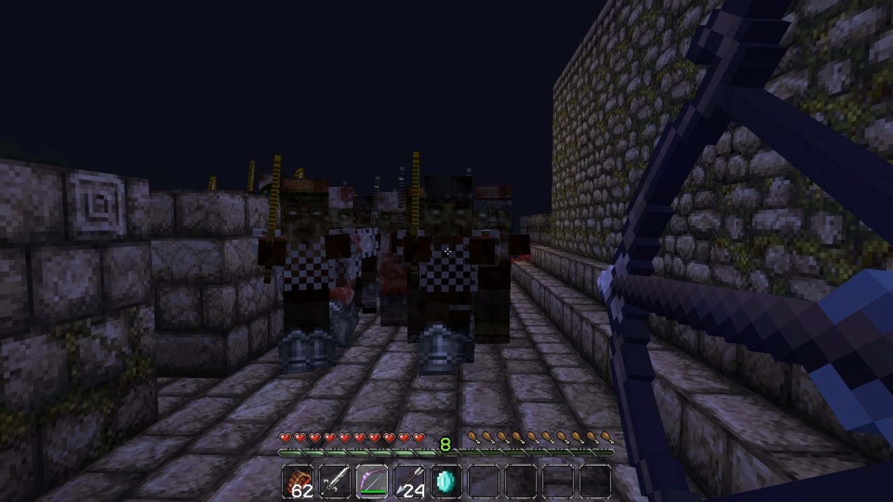 Graveyard Survival 1.1 [PvE Battle Map] - CrushedPixel Minecraft Map