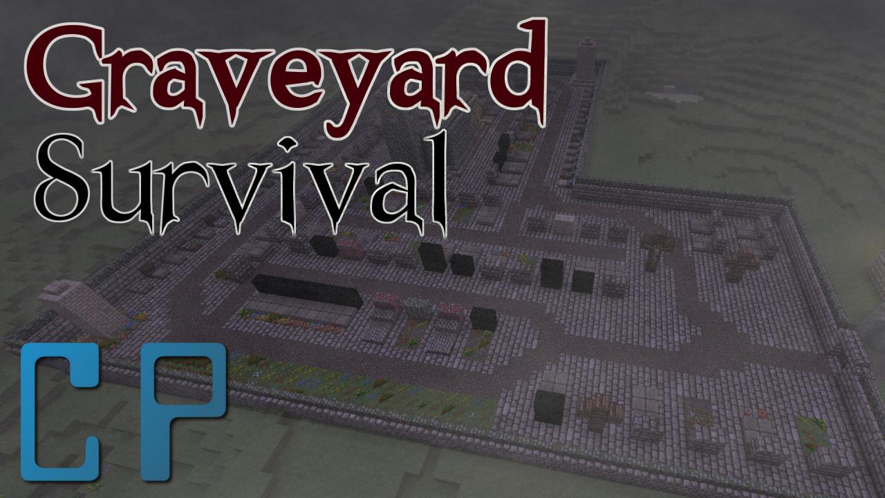Graveyard Survival 1.1 [PvE Battle Map] - CrushedPixel Minecraft Map