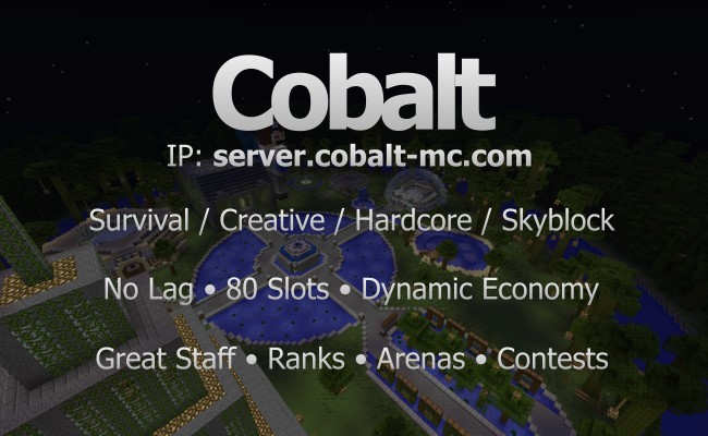Cobalt [Survival / Creative / Skyblock] Minecraft Server