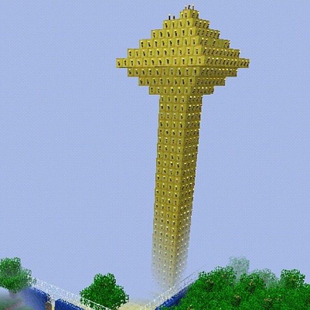 Gold Tower Of awesomeness Minecraft Map
