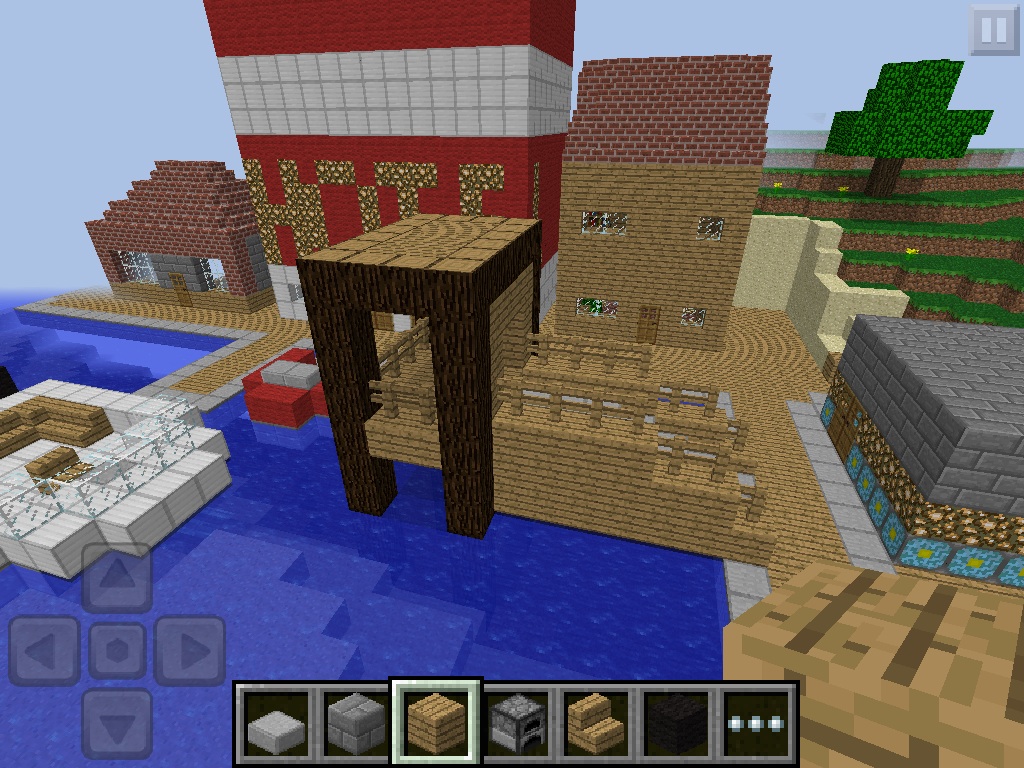 Minecraft PE resort town/city Minecraft Map