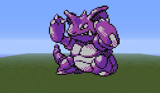 Pokemon Pixel Art (21 - 40) Minecraft Map