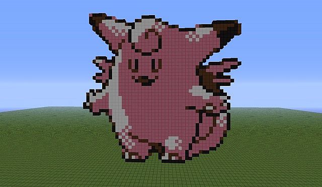 Pokemon Pixel Art (21 - 40) Minecraft Map