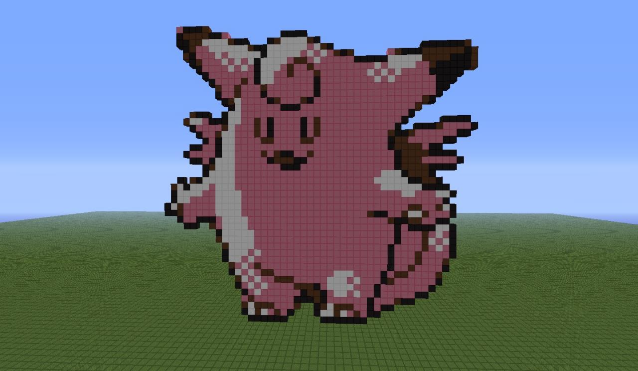 Pokemon Pixel Art (21 - 40) Minecraft Map