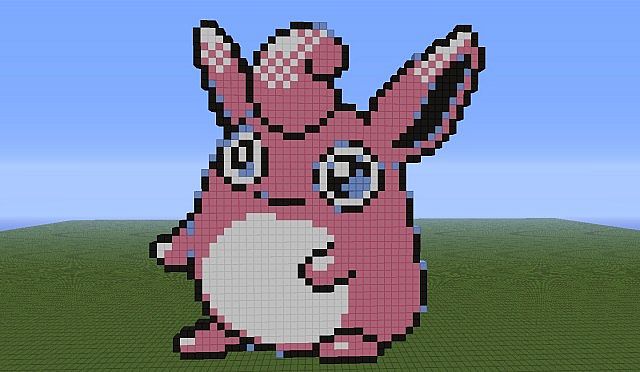 Pokemon Pixel Art (21 - 40) Minecraft Map