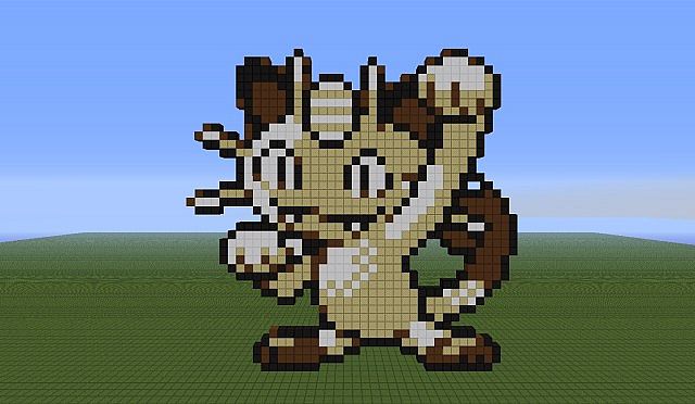 Pokemon Pixel Art (41 - 60) Minecraft Project