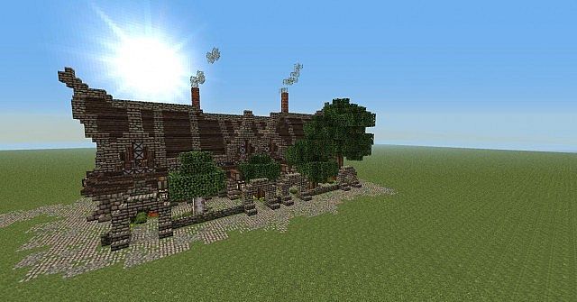 Gothic Terrace Design Minecraft Map