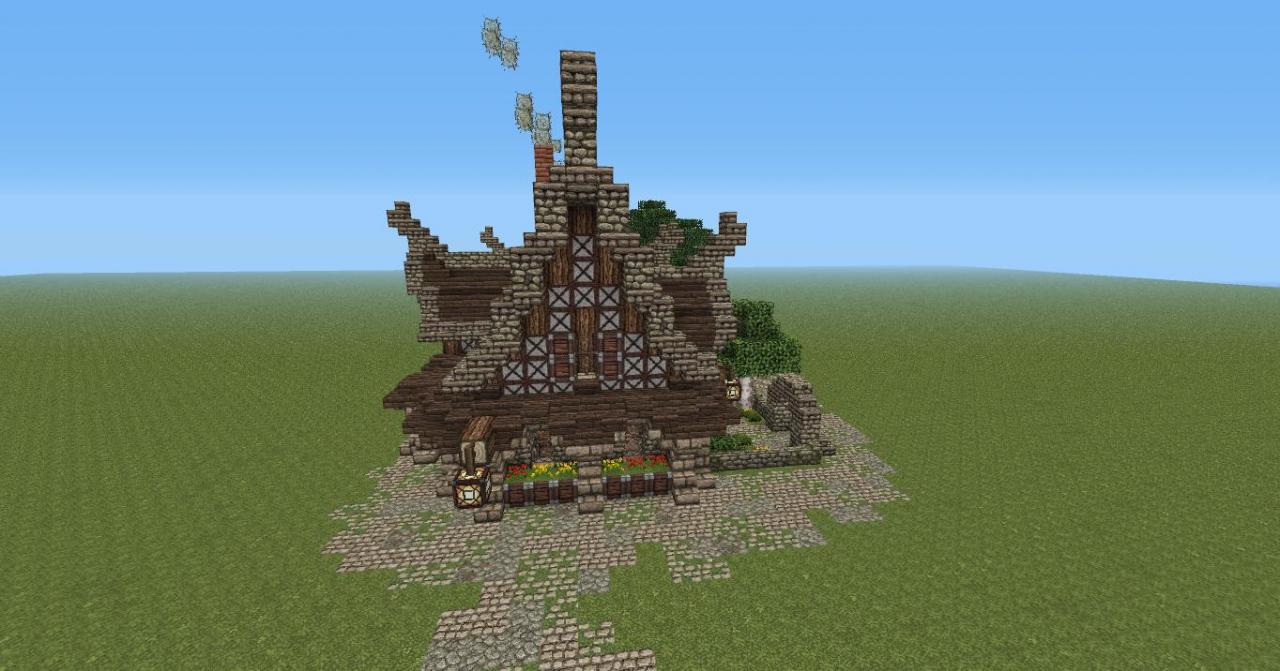 Gothic Terrace Design Minecraft Map