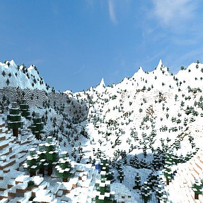 Shade Island- A Nordic Winter Minecraft Map