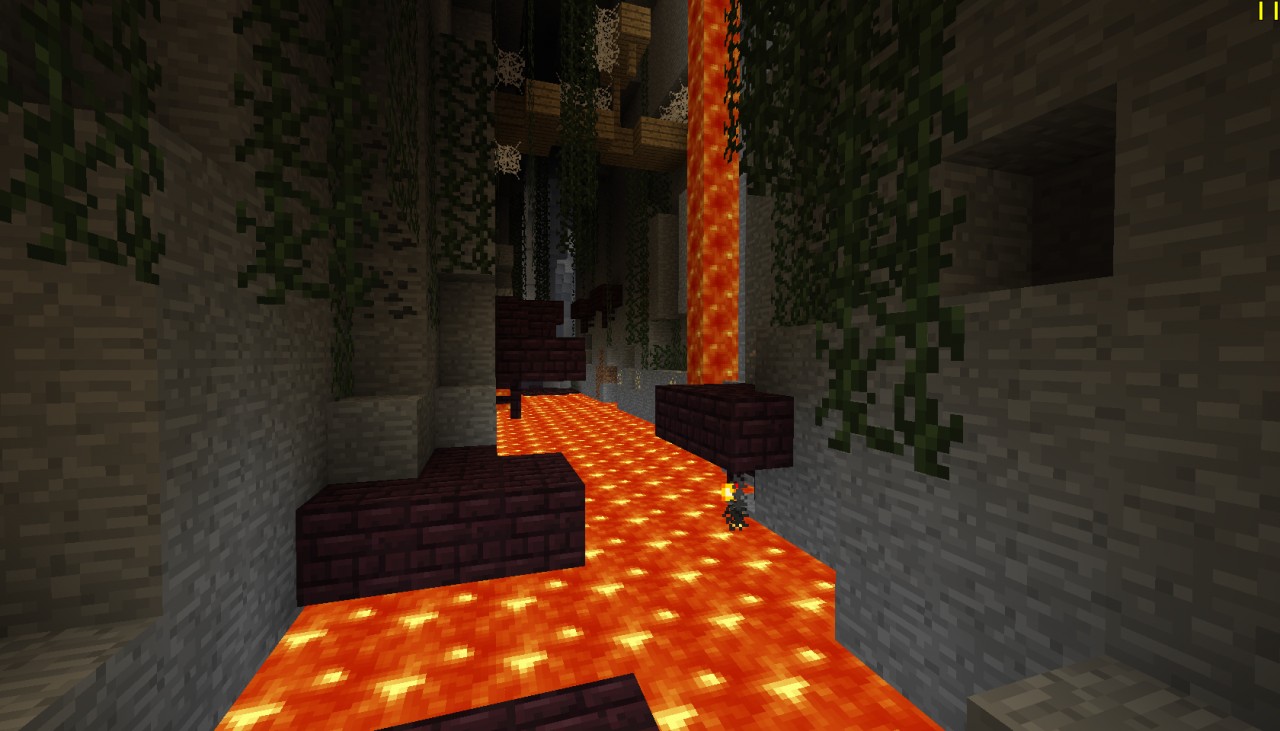 lava trail (running map) Minecraft Map