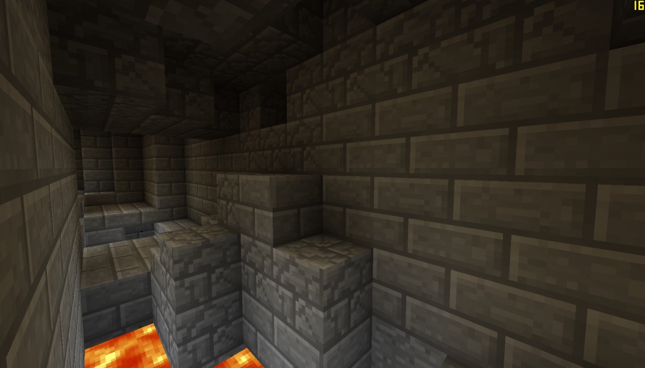 lava trail (running map) Minecraft Map