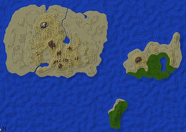 Mountainous Islands Minecraft Map