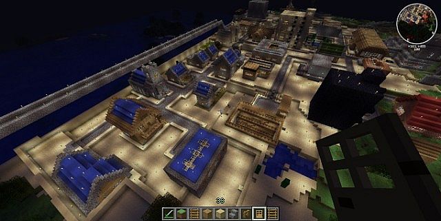 Blue Village Minecraft Map