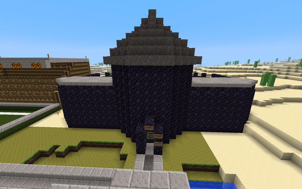 Survival village (Multiplayer map) (survival)+ Mob fight arena ...