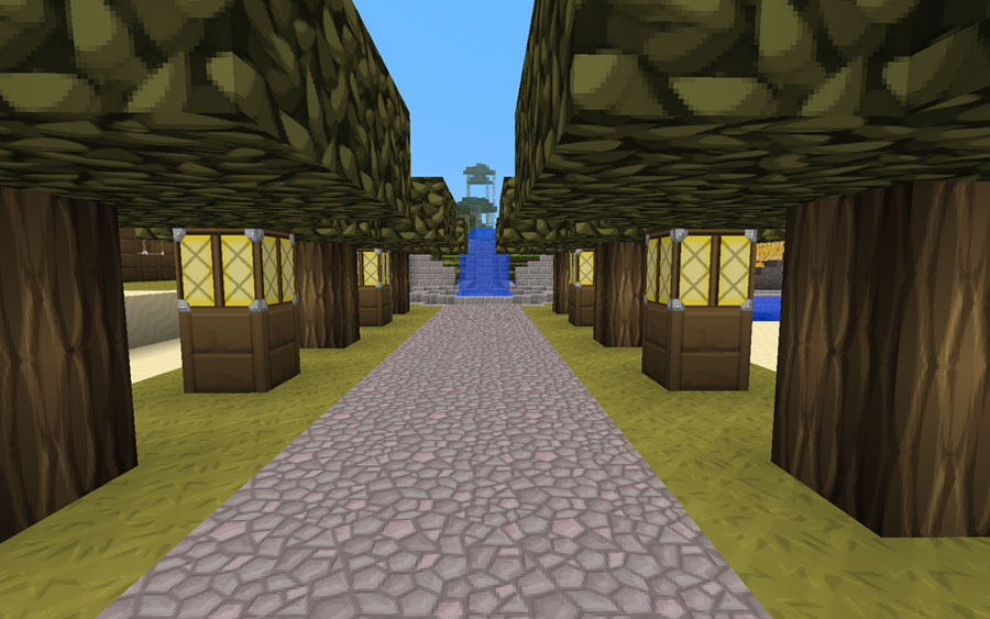 Survival village (Multiplayer map) (survival)+ Mob fight arena ...