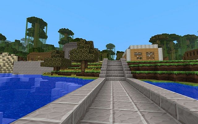 Survival Village (Multiplayer map) (Survival) Minecraft Map