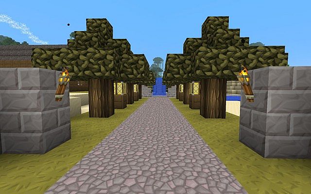 Survival Village (Multiplayer map) (Survival) Minecraft Map