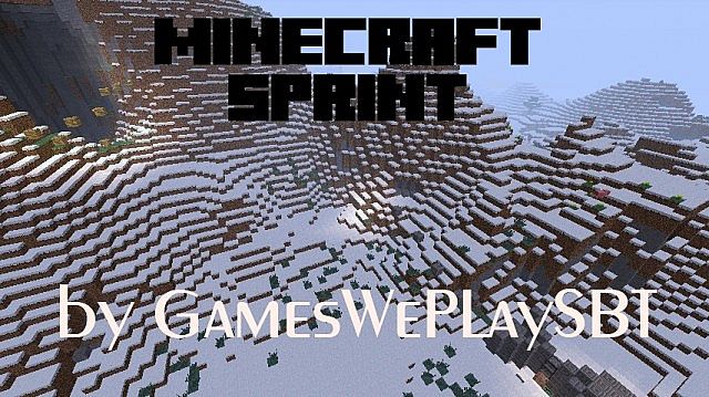 Minecraft Sprint Parcour map by GamesWePlaySBT Minecraft Map