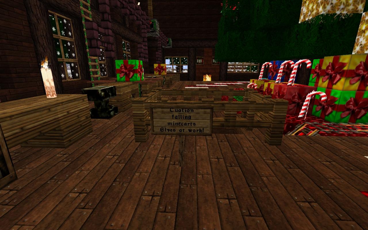 Santa's Workshop Minecraft Map