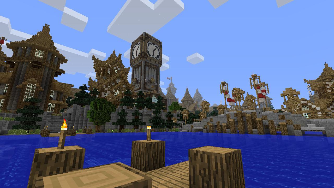 Minecraft Xbox 360 Medieval Role playing server(megabuild) Minecraft Map