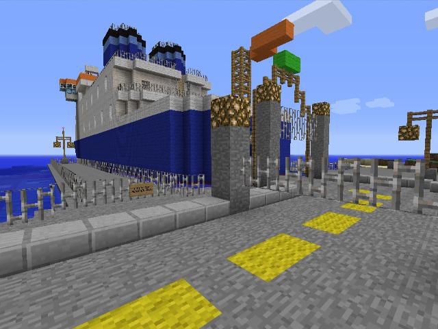 Ferry/Cruise Terminal Minecraft Map