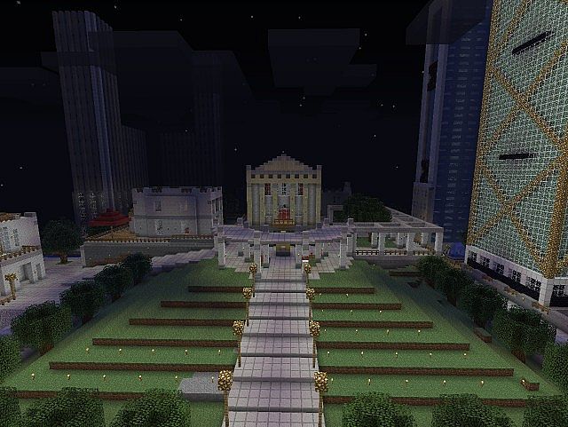 Awesome Big City With Server! Minecraft Map