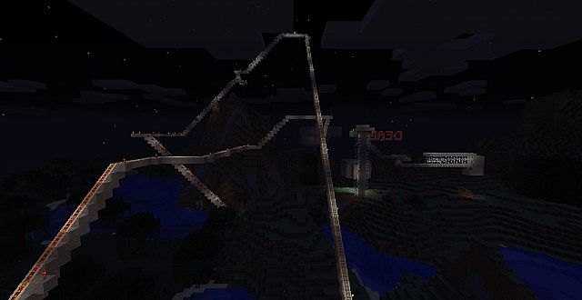 Huge super rollercoaster!!! Minecraft Map