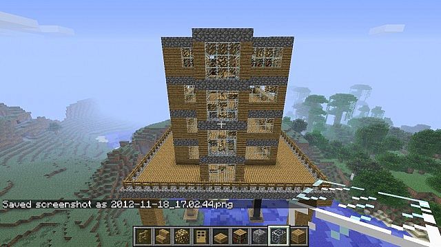 sky house Minecraft Map