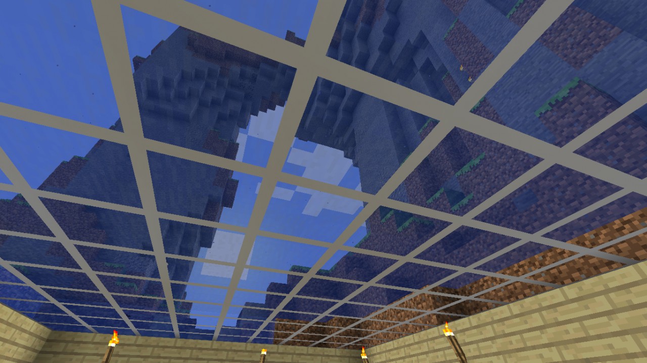 Default with clean glass 1.4 Minecraft Texture Pack