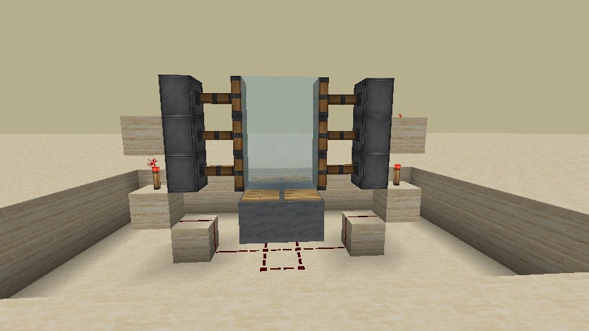 Super Compact Piston Door Minecraft Map