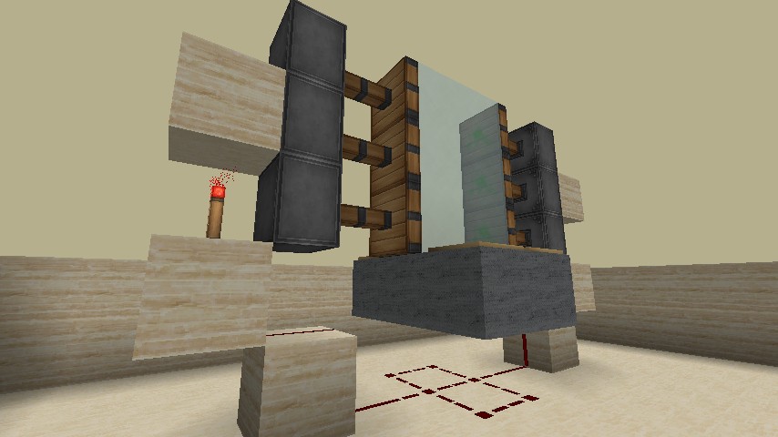 Super Compact Piston Door Minecraft Map