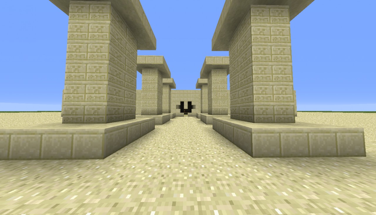 Sand temple Minecraft Map
