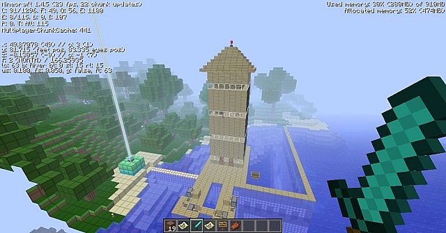 my tower RECENT BUILD Minecraft Map