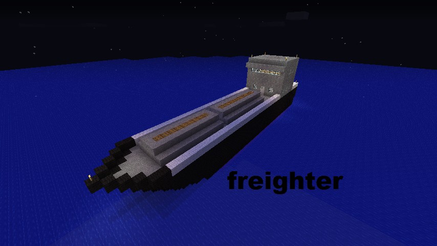 Freighter Minecraft Map