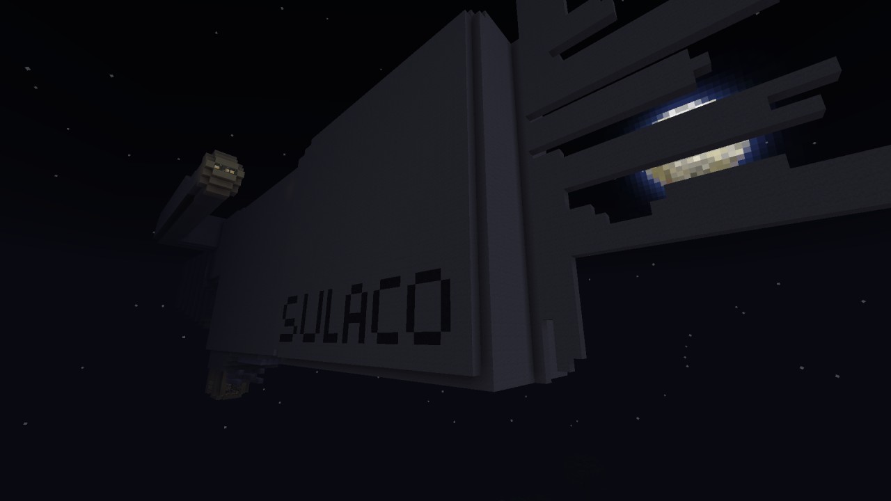 The Sulaco from Aliens Minecraft Map